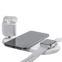 China Airpods 10W 1.67A 3 In 1 Iphone Wireless Charging Standard for sale