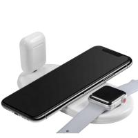 China Pearl White 9V 11mm Qi Standard Wireless Charging Pad for sale