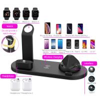 China Rotateble 3 In 1 QI Wireless Charger for sale