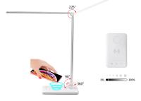 China Qi Standard Foldable 5V Led Desk Lamp Wireless Charger for sale