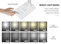 China Qi Standard Foldable 5V Led Desk Lamp Wireless Charger for sale