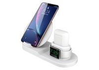China Stand 9V 1.67A 10mm 3 In 1 QI Wireless Charger for sale