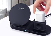 China Stand 9V 1.67A 10mm 3 In 1 QI Wireless Charger for sale