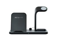 China 10W 10mm Fast Charging 3 In 1 Wireless Charger For Apple for sale