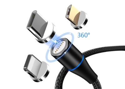 China 7PIN Cable 27g 360 Rotate Magnetic 3 In 1 Charging Cable for sale