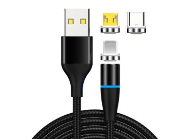China USB C 1000mm 5V 3A Magnetic 3 In 1 Charging Cable for sale