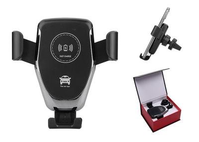China 10W Qi Standard Phone Holder Car Wireless Charging for sale