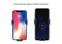 China Magnetic 9V 1.67A Gravity 10W QI Wireless Car Charger for sale
