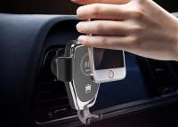 China Gravity Auto Lock 10W Magnetic Wireless Phone Charger for sale