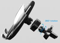 China Type C Cable Smart Sensor 5W QI Wireless Car Charger for sale