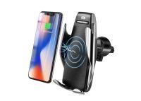 China Type C Cable Smart Sensor 5W QI Wireless Car Charger for sale