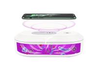 China 3 In 1 UVC Atmosphere 15W Cell Phone Sanitizer Charger for sale