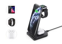 China ABS 35W 6mm 3 In 1 QI Usb C Phone Charging Dock for sale