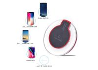 China USB C Port ABS Transparent ABS 5W QI Wireless Charging Pad for sale