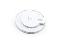 China USB C Port ABS Transparent ABS 5W QI Wireless Charging Pad for sale