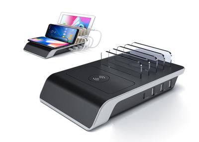 China 10W ABS Multi Phone QI Wireless Charging Station for sale