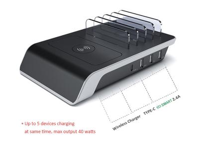 China Fast Charger Station 9V CE 10W QI Wireless Charging Pad for sale