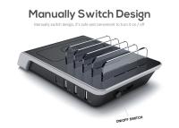 China 10W ABS Multi Phone QI Wireless Charging Station for sale