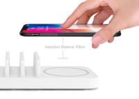 China FCC Silica Gel 10W Qi Wireless Quick Charge 3.0 for sale