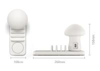 China Touchable Qi Standard 10W 3 In 1 Wireless Charging Station for sale