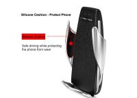 China Smart Sensor S5 ABS 10W QI Wireless Car Charger for sale