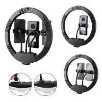 China ABS Black Driva Selfie Ring Light With Tripod Stand Mobile Phone Holder for sale