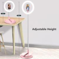 China 10 Grade 4 Colors 10 Inch 12in Foldable Selfie Ring Light With Phone Holder for sale