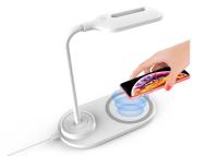 China OEM ODM Fast 10W wireless charger desk lamp Rotation Touch Control for sale