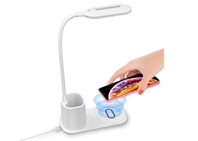 China 3 Brightness DC5V 10W LED Lamp With Wireless Charging Touch Switch for sale