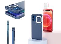 China Ultra Slim ABS LED Selfie Ring Light For Phone Case 3 Colors Light for sale