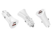 China Dual Port USB C PD QC 3.0 38W Fast Car Charger Adapter DC12V Input for sale