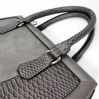 China Polyester Lining Womens Leather Bag PU Black Leather Crossbody Bag for sale