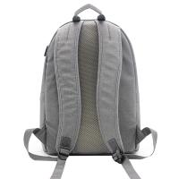 China Women's Water Resistant Backpack 31x14x42cm Grey Outdoor Sports Small Rucksack PU for sale