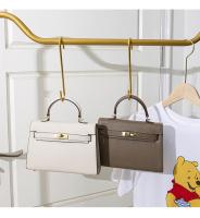 China OEM PU Leather Satchel Crossbody Bag 28x12x25cm Zipper Closure Women Handbag for sale