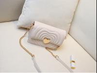 China PU Leather Chain Strap Shoulder Bag 20x7x20cm Women Crossbody Messenger Bag for sale