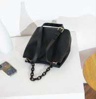 China Large Capacity PU Leather Messenger Bucket Bag 24x15x25cm Women Shoulder Crossbody for sale