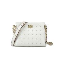 China Cowhide Leather Chain Shoulder Bag 19x6x15cm Women Crossbody Diamond Bag for sale