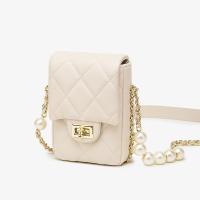 China Niche PU Leather Crossbody Phone Bag for Women 14x17x7cm Summer Handbag for sale