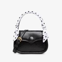 China Red Dragonfly Women PU Crossbody Bag 19x9.5x21cm Dual Use Handbag Shoulder Bag for sale
