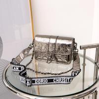 China Black PU Leather Crossbody Bag with Chain Strap 21x7x14cm Women Fashion Shoulder Bag for sale