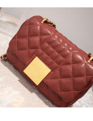 China PU Leather Small Crossbody Bag for Women 18x6x12cm Fashion Shoulder Handbag for sale