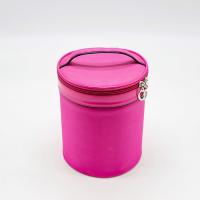 China OEM Double Zipper Cosmetic Bag BSCI Personalized Leather Makeup Bag for sale