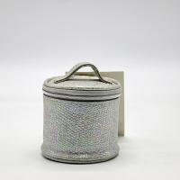 China Polyester Ladies Cosmetic Bag 8cm 7.5cm Portable Makeup Bag for sale