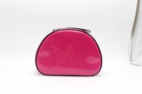 China 22cm PU Leather Cosmetic Bag 15cm Makeup Case Travel Jewelry Storage Organizer for sale