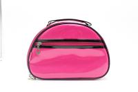 China 22cm PU Leather Cosmetic Bag 15cm Makeup Case Travel Jewelry Storage Organizer for sale