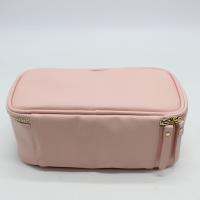 China Pink Nylon Travel Jewellery Organiser Box 24x9x13cm Custom Logo for sale