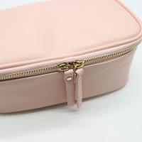 China Pink Nylon Travel Jewellery Organiser Box 24x9x13cm Custom Logo for sale
