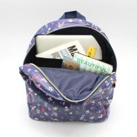 China 24cm 28cm Womens Waterproof Backpack Nylon Floral Backpack Purse for sale