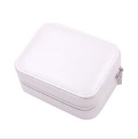 China 13x11x6cm Small Jewelry Box with Mirror Multi Layer for Earrings Rings Travel Storage for sale