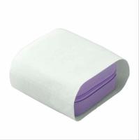 China 10x10x5cm Purple PU Leather Travel Jewelry Case Personalized Organizer Box for sale